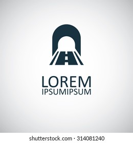 Tunnel Icon On White Background Stock Vector (Royalty Free) 314081240 ...
