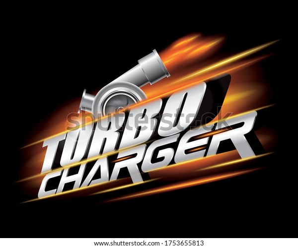 Turbo Charger Concept Design Logo Design Stock Vector (Royalty Free ...