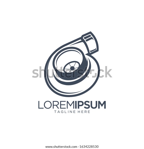 Turbo Charger Logo Design Vector Template Stock Vector (Royalty Free ...