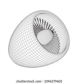 Turbo Jet Plane Engine Wireframe Low: vector de stock (libre de ...