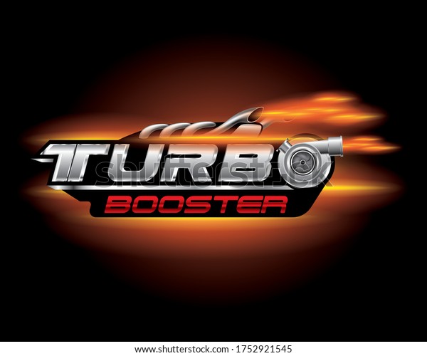 Turbo Speed Booster Concept Design Logo Stock Vector (Royalty Free ...