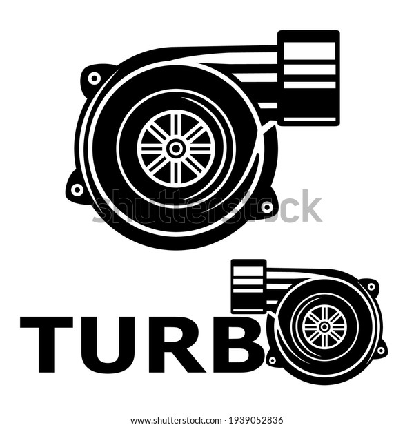 Turbo Symbol Used Increase Power Icons Stock Vector (Royalty Free ...