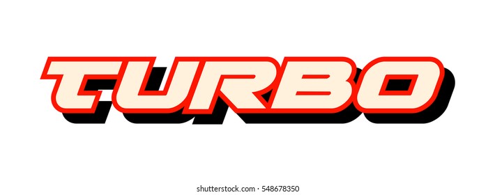 Turbo Vector Illustration Stock Vector (Royalty Free) 548678350 ...