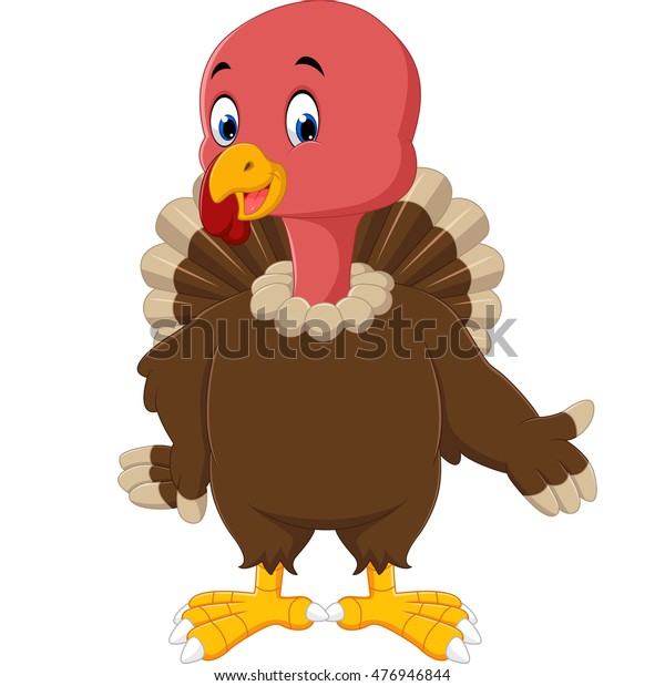 Turkey Bird Cartoon Stock Vector (Royalty Free) 476946844 | Shutterstock