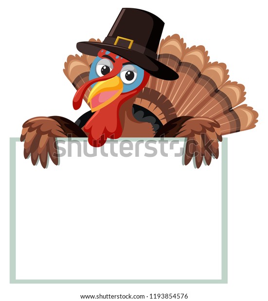 Turkey Blank Banner Illustration Stock Vector (Royalty Free) 1193854576 ...