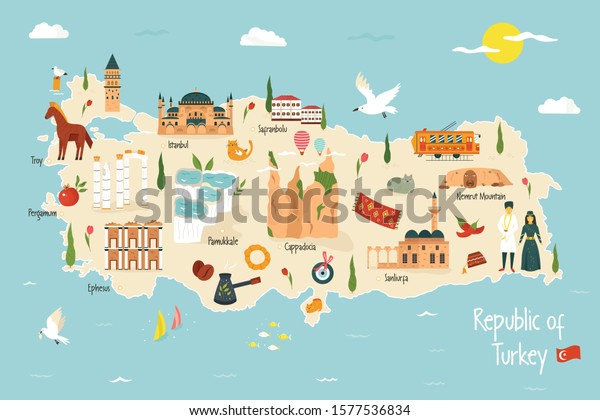 9,615 Turkey Tourism Map Images, Stock Photos & Vectors | Shutterstock