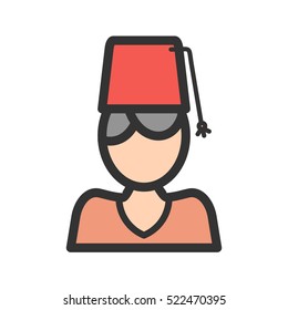 Turkish Man Stock Vector (Royalty Free) 470789105