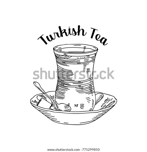 Turkish Tea Traditional Stock Vector (Royalty Free) 775299850