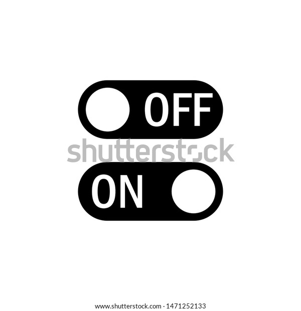 Turn Off Icon Key Template Design Stock Vector (Royalty Free) 1471252133