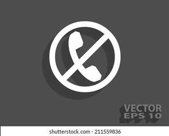 Turn Off Phone Icon Stock Vector (Royalty Free) 207709984