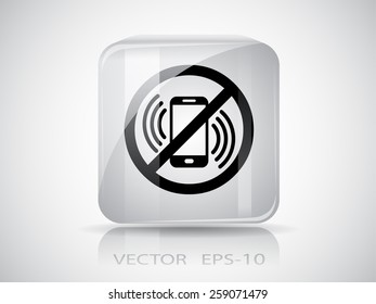 Turn Off Phone Icon Stock Vector (Royalty Free) 259071479