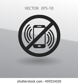 Turn Off Phone Icon Stock Vector (Royalty Free) 459214105 | Shutterstock