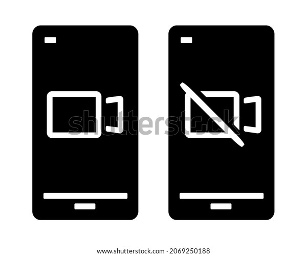 Turn On Off Video Camera On Stock Vector (Royalty Free) 2069250188 ...