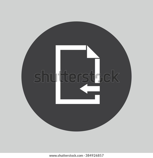 Turn Page Sign Icon Stock Vector (Royalty Free) 384926857