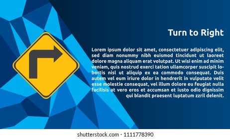 Turn Right Details Stock Vector (Royalty Free) 1111778390 | Shutterstock