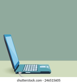 94 Laptop sideways Stock Illustrations, Images & Vectors | Shutterstock