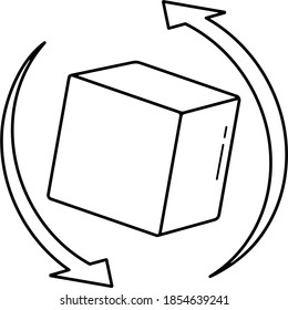 Cartoon Equipment Leisure Activity Coloring Page Stock Illustration ...