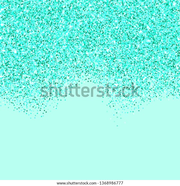 Turquoise Glitter Texture Border Abstract Golden Stock Vector (Royalty ...