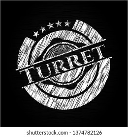 Turret Chalk Emblem Stock Vector (Royalty Free) 1374782126 | Shutterstock