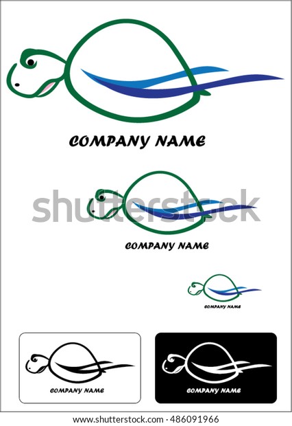 Turtle Speedpower Energy Technology Logo Stock Vector (Royalty Free ...