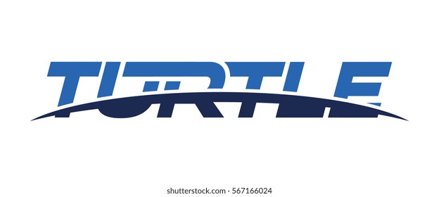 Turtle Text Letter Logo Stock Vector (Royalty Free) 567166024 ...