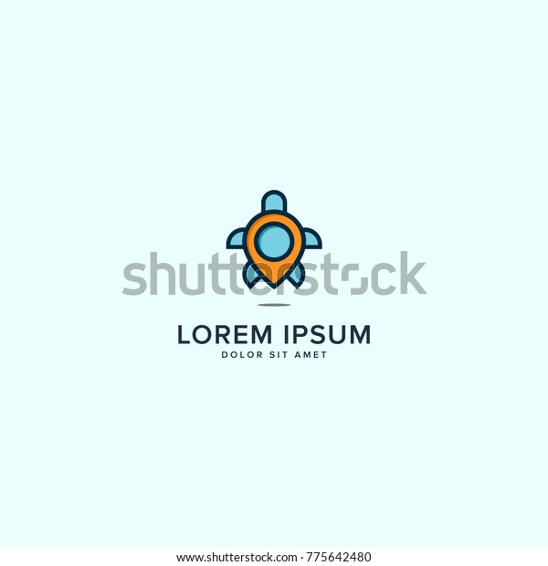 Turtle Travel Logo Stock Vector (Royalty Free) 775642480 | Shutterstock