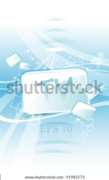Tv Abstract Background Stock Vector (Royalty Free) 91982573 | Shutterstock