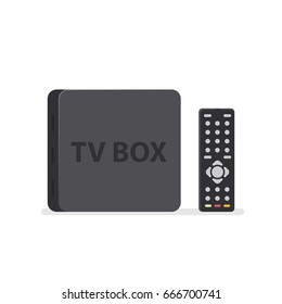 Tv Box Icon Vector Illustration Isolated Stock Vector (Royalty Free ...
