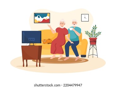 Tv Channel Template Hand Drawn Cartoon Stock Vector (Royalty Free ...