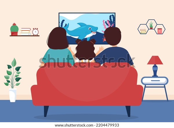 Tv Channel Template Hand Drawn Cartoon Stock Vector (Royalty Free ...