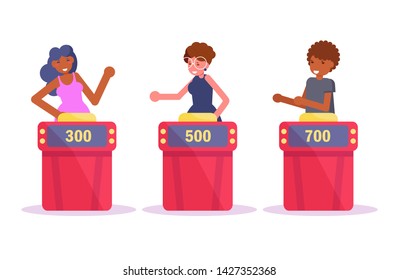 Tv Game Show Vector Cartoon Isolated: Vector có sẵn (miễn phí bản quyền ...