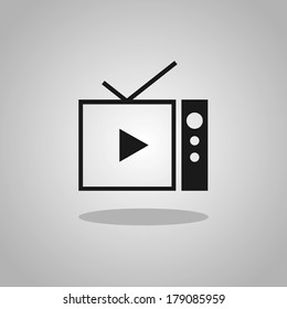 Tv Movie Vector Icon Stock Vector (Royalty Free) 1315826987 | Shutterstock