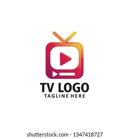 Tv Logo Vector Television Screen Logo: เวกเตอร์สต็อก (ปลอดค่าลิขสิทธิ์ ...