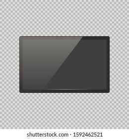 Tv Modern Blank Screen Lcd Led Stock Vector (Royalty Free) 1592462521 ...