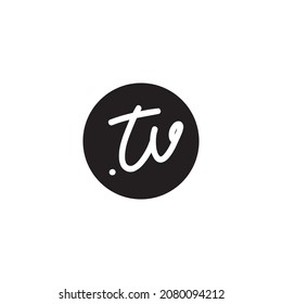 Tv Television Text Channel Vector Logo Stock Vector (Royalty Free ...