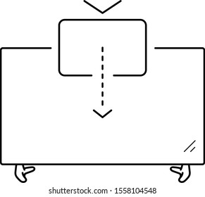 Tv Webos Vector Outline Icon Stock Vector (Royalty Free) 1558104548 ...
