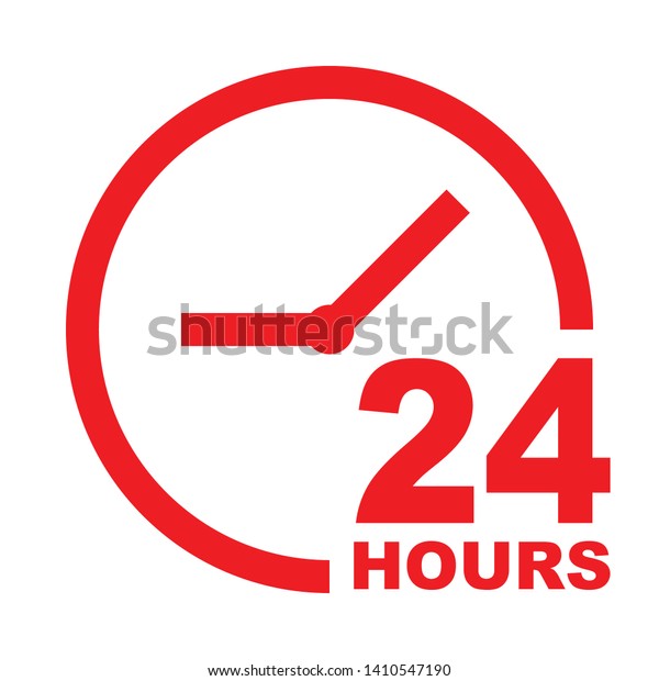Twenty Hours Icon Graphic Work Design Stock Vector (Royalty Free ...