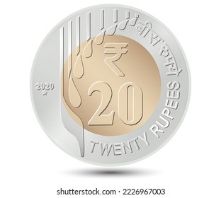 20 Rupees Coin Templates – Free Editable Designs | PikWizard