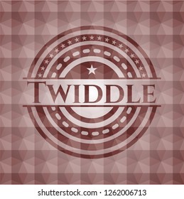 Twiddle Red Geometric Emblem Seamless Stock Vector (Royalty Free ...