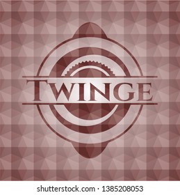 Twinge Red Badge Geometric Background Seamless Stock Vector (Royalty ...