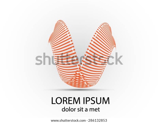 Twist Logo Design Vector Illustration Stock Vector (Royalty Free ...