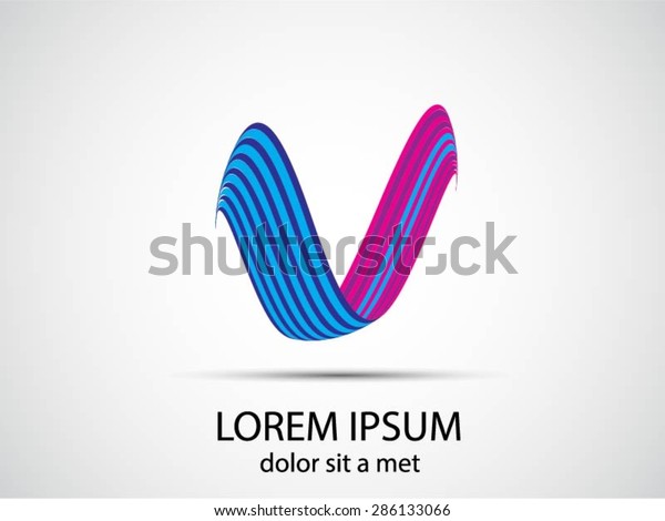 Twist Logo Design Vector Illustration Stock Vector (Royalty Free ...