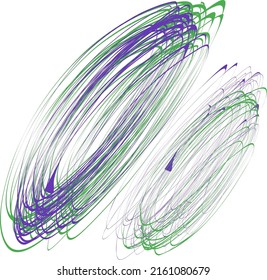Twisted Line Drawing Different Color Patterns Stock Vector (Royalty ...