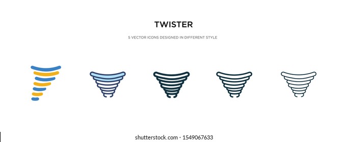 Twister Icon Different Style Vector Illustration Stock Vector (Royalty ...