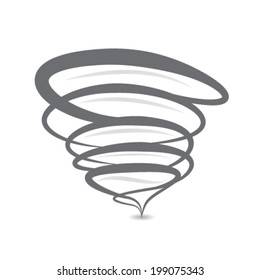 Twister Symbol Vector Sign Tornado Spiral Stock Vector (Royalty Free ...