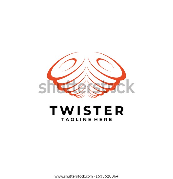 Twisters Logo Icon Vector Isolated Stock Vector (Royalty Free ...