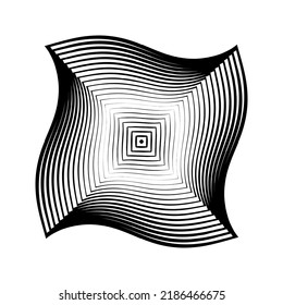 Twisting Motion Illusion Abstract Op Art Stock Vector (Royalty Free ...
