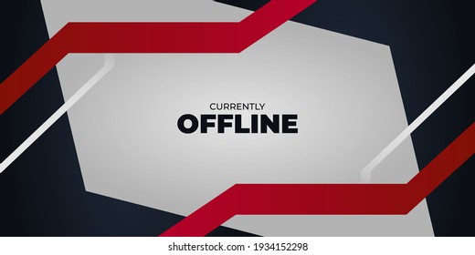 Modern Abstract Twitch Background Design Stock Vector (Royalty Free ...