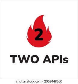 Two Apis Icon Logo Design Stock Vector (Royalty Free) 2062449650 ...