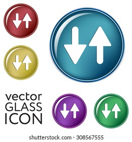 Two Arrow Sign Reload Symbol Stock Vector (Royalty Free) 308567555 ...